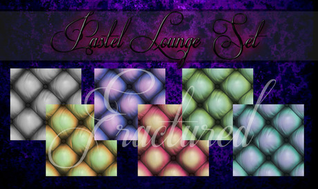 Second Life Marketplace - Fractured Pastel Lounge Texture Set